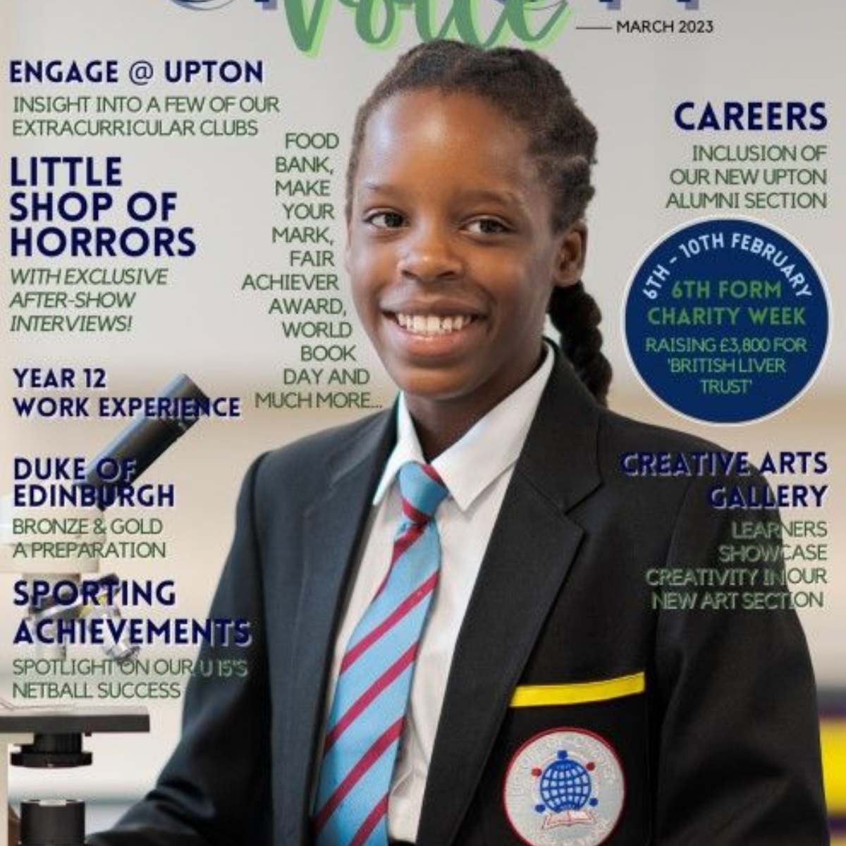 Upton-by-Chester High School - Spring Upton Voice