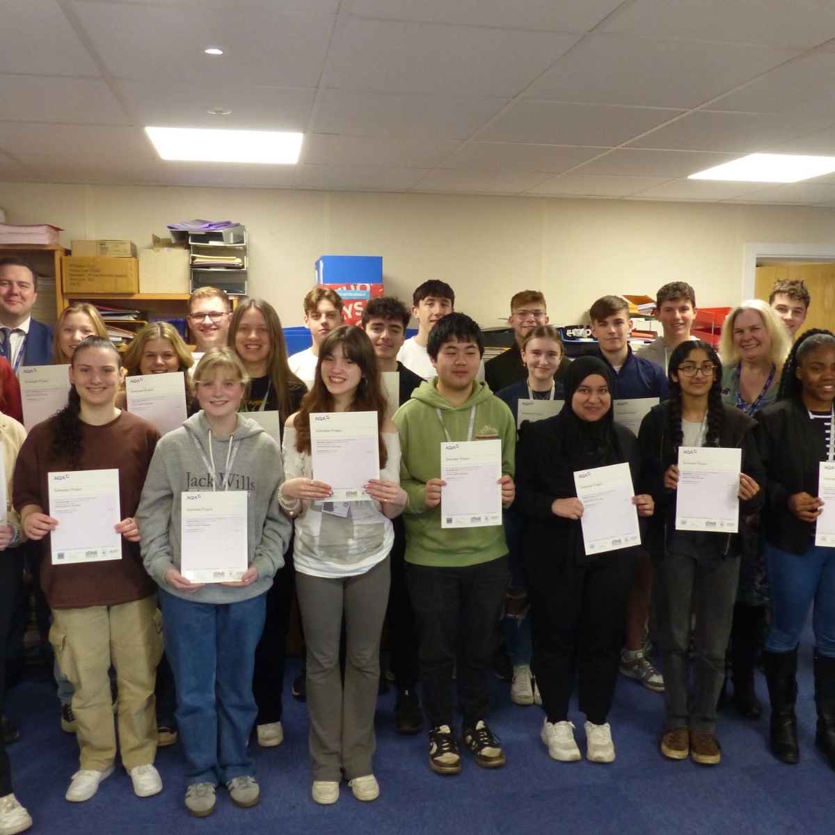 Upton-by-Chester High School - Extended Project Qualification celebration